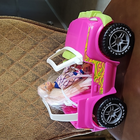 Barbie | Toys | Vintage 999 Barbie Beach Cruiser Jeep Wrangler Car ...